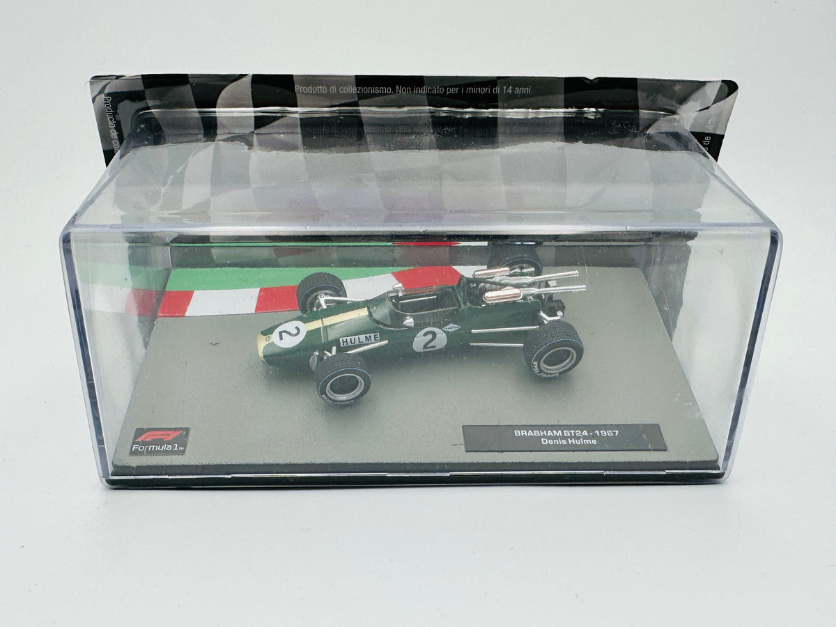 1:43 1967 World Champion -- Denis Hulme -- Brabham BT24 -- Atlas F1