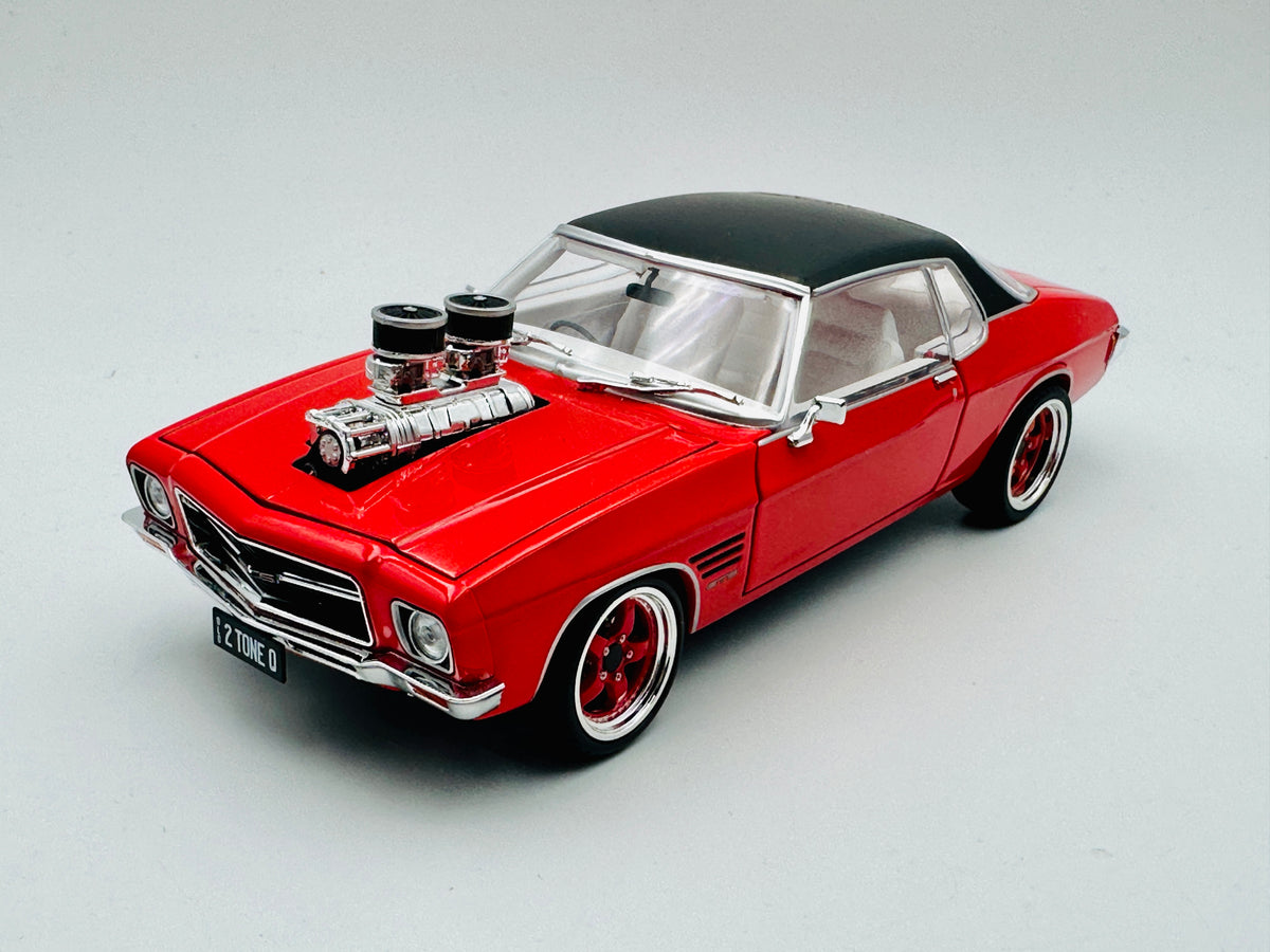 1:24 Holden Monaro HQ GTS -- Red/Black w/Supercharger -- DDA/Greenligh