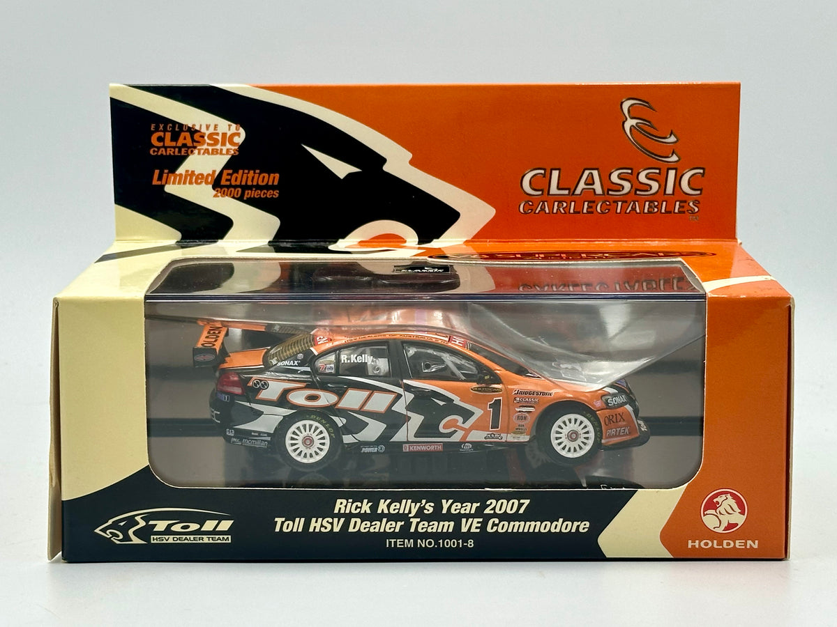 1:43 2007 Rick Kelly -- #1 Holden VE Commodore -- Classic Carlectables
