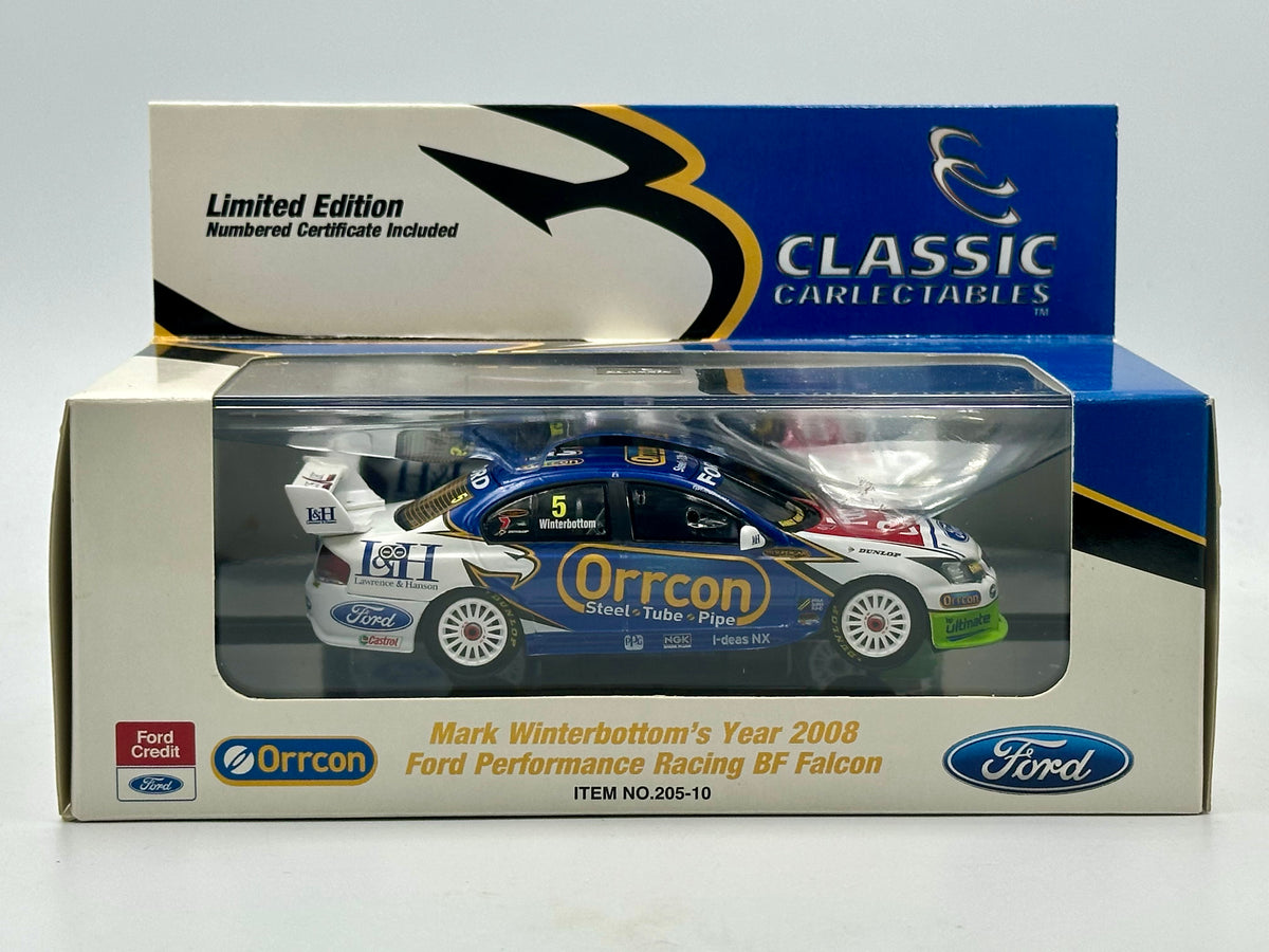 1:43 2008 Mark Winterbottom -- #5 Ford BF Falcon -- Classic Carlectabl