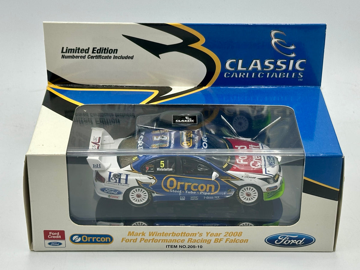 1:43 2008 Mark Winterbottom -- #5 Ford BF Falcon -- Classic Carlectabl