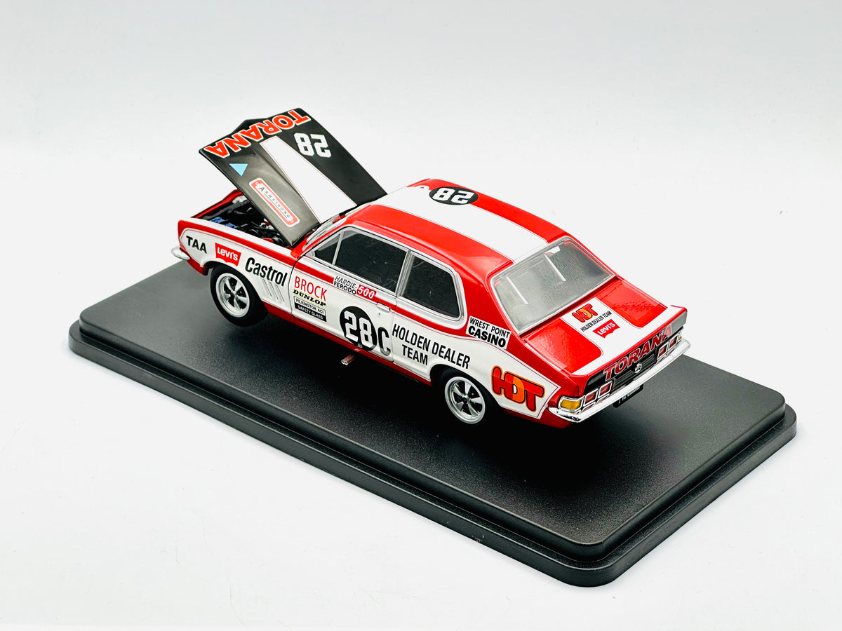1:24 1972 Bathurst Winner Peter Brock - #28C Holden LJ Torana - DDA Co