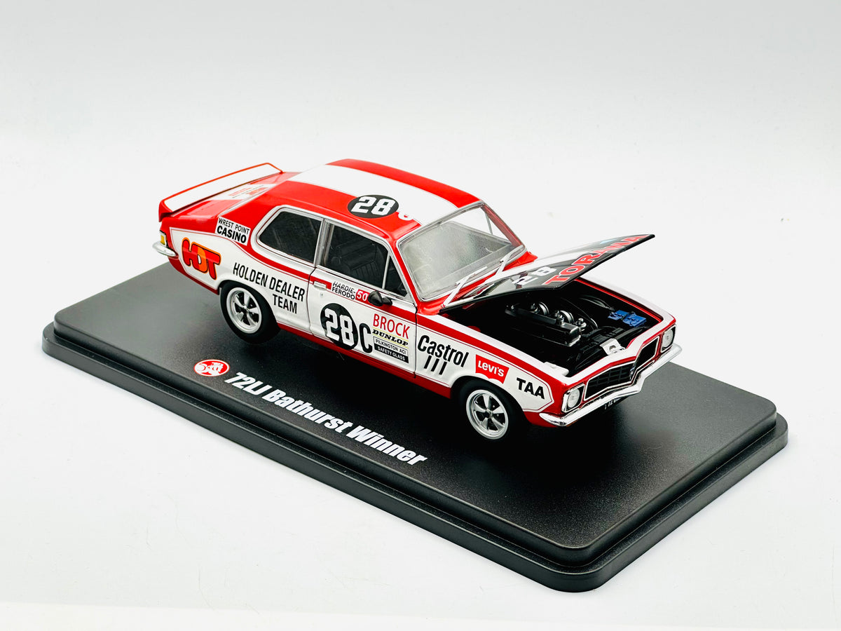 1:24 1972 Bathurst Winner Peter Brock - #28C Holden LJ Torana - DDA Co