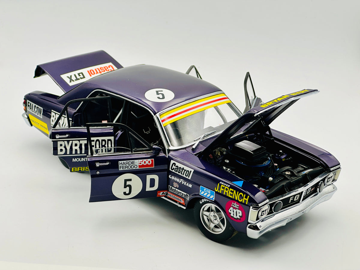 1:18 1972 Bathurst French -- #5D Ford XY Falcon GT-HO Phase 3 -- Class