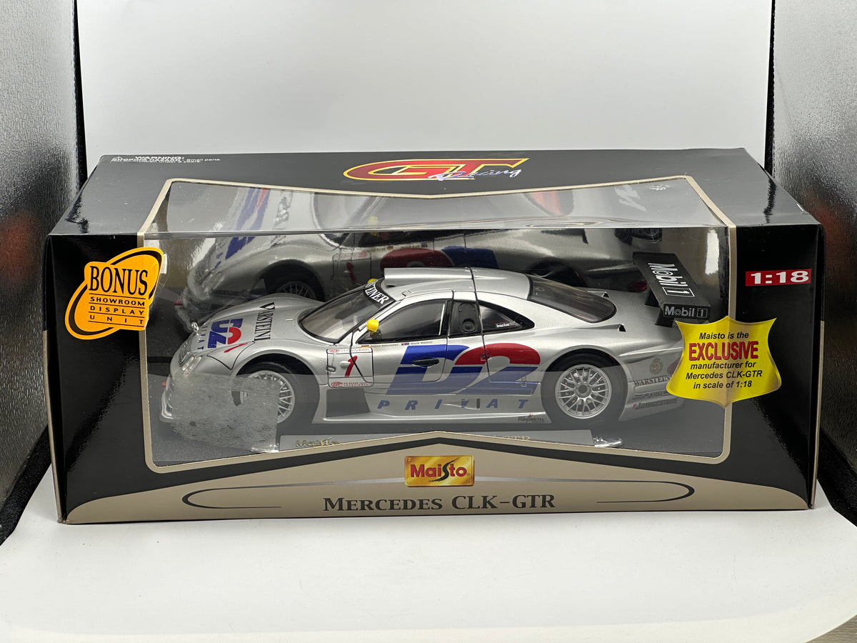 1:18 Mercedes CLK-GTR -- #1 Mark Webber / Bernd Schneider -- Maisto