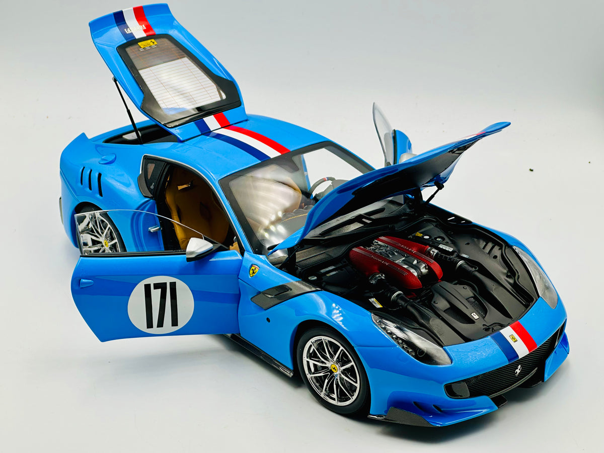 1:18 Ferrari F12 TDF -- #171 Light Blue - Tailor Made -- BBR Models