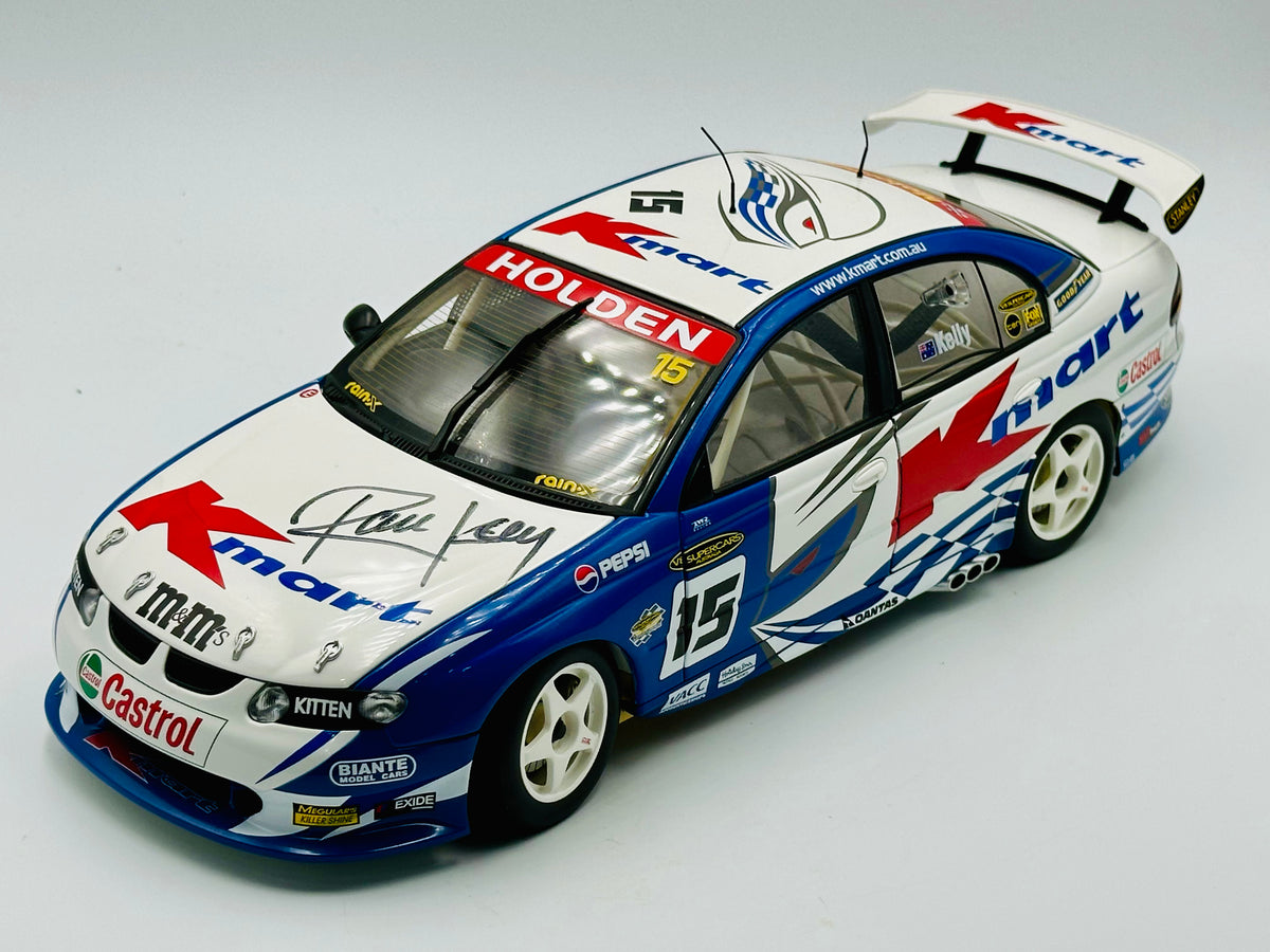 1:18 2002 Todd Kelly *SIGNED* -- Kmart Racing -- Holden VX Commodore