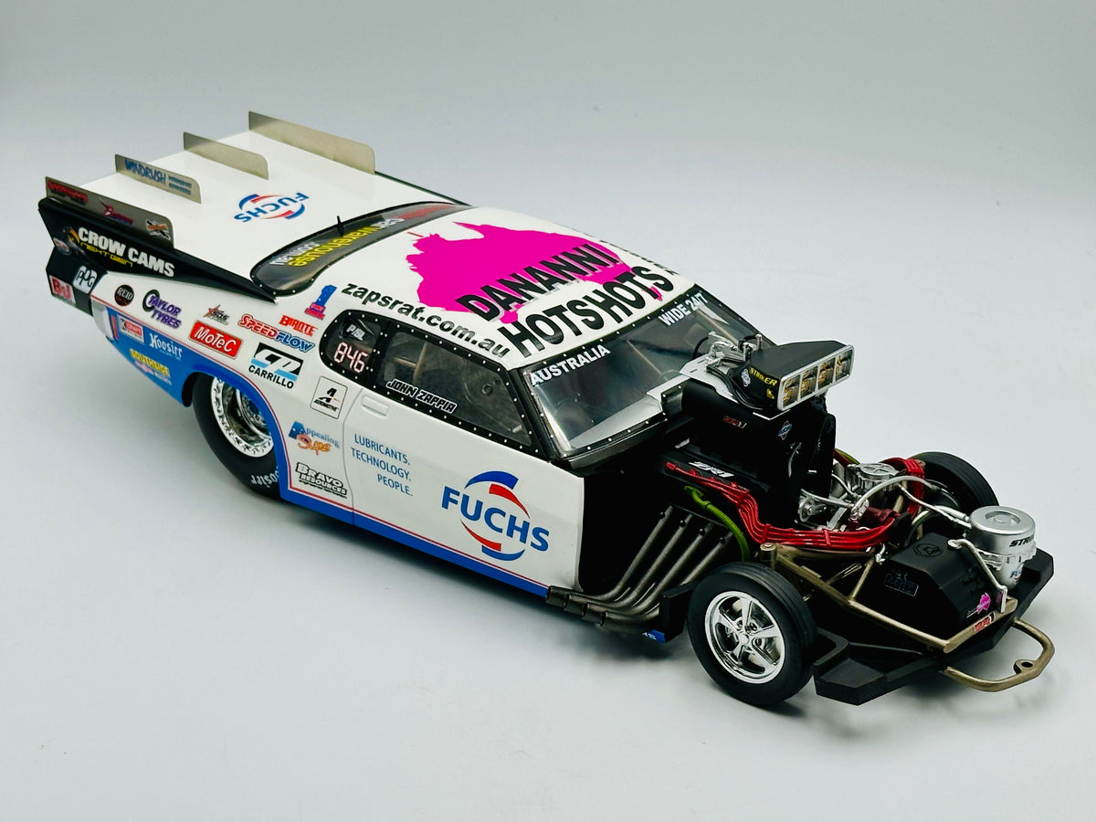 1:18 2018/19 John Zappia -- Holden HQ Monaro Pro Slammer Drag Car -- B