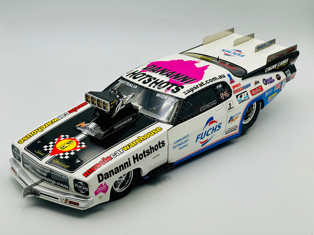 1:18 2018/19 John Zappia -- Holden HQ Monaro Pro Slammer Drag Car -- B