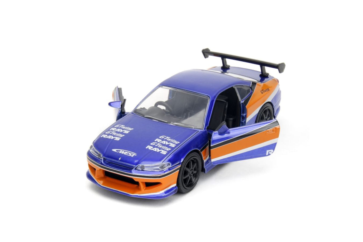 1:32 Han's 2001 Nissan Silvia S15 - Mona Lisa Blue/Orange -- Fast & Fu