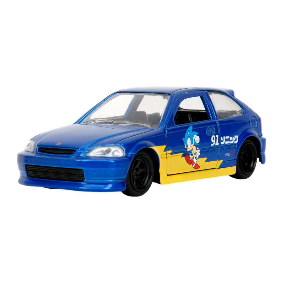 1:32 Sonic The Hedgehog w/Honda Civic Type-R -- JADA