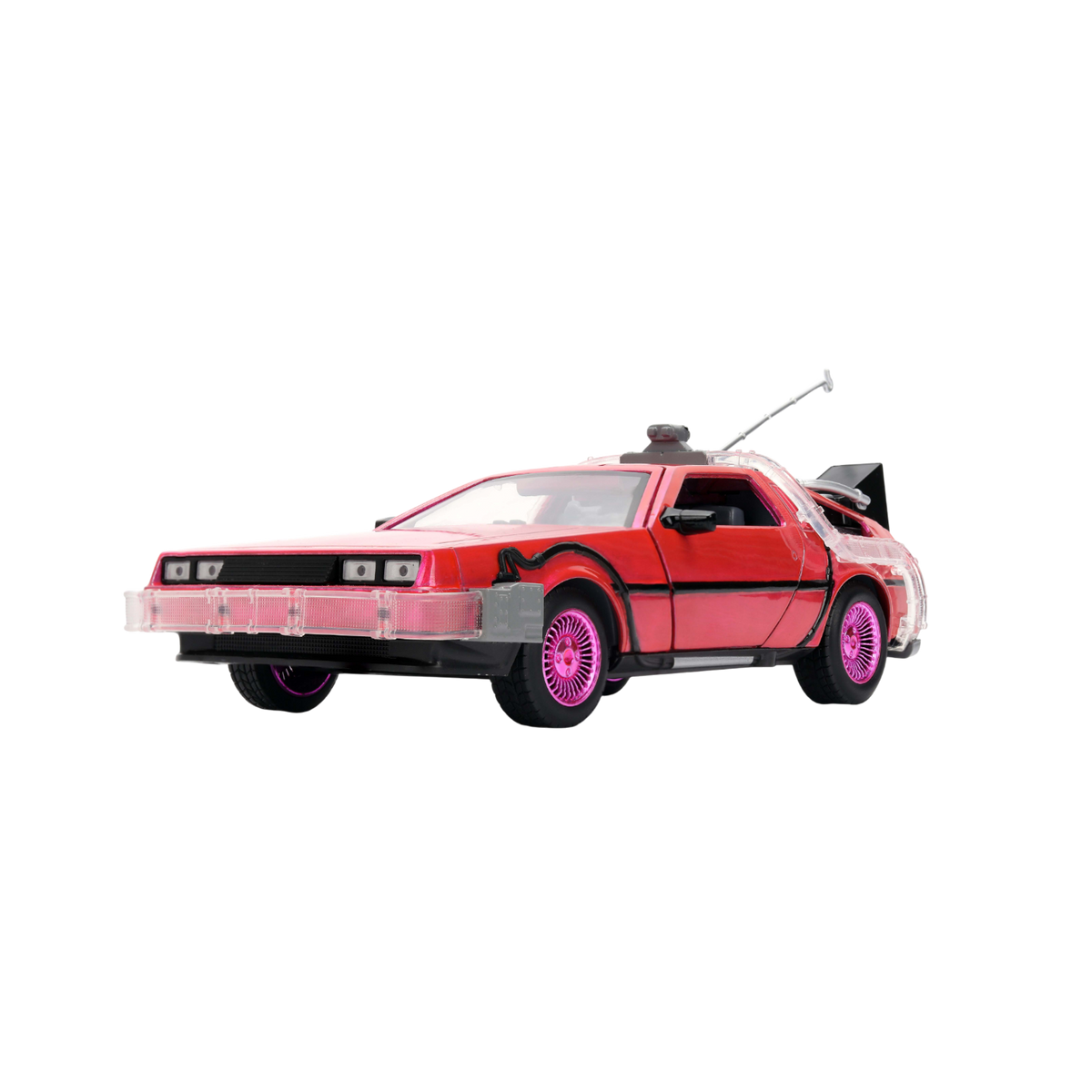 1:24 Back to the Future 1 (Pink) -- Delorean Time Machine -- JADA: Pin