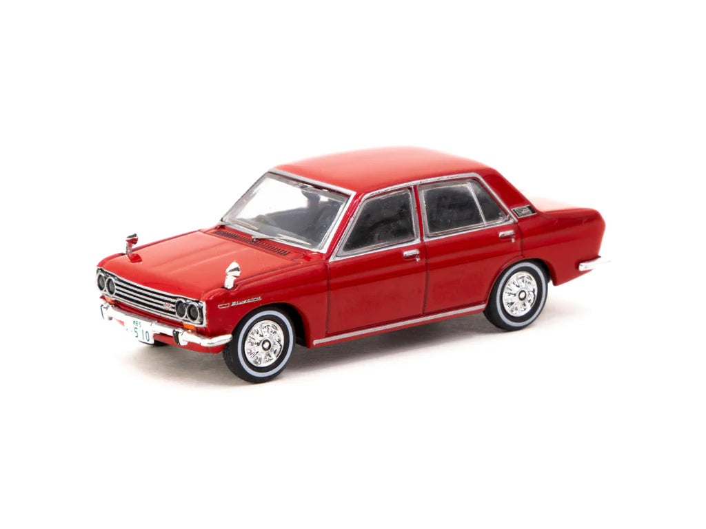 1:64 Datsun Bluebird 1600SS (PS10) -- Red -- Tarmac Works x J Collecti