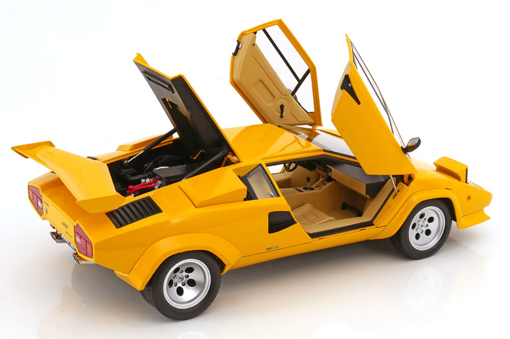 1:12 Lamborghini Countach LP 5000S QV 1985 -- Yellow -- KK-Scale