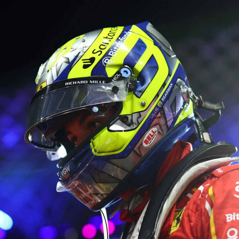(Pre-Order) 1:5 Helmet -- Oliver Bearman - 2024 Saudi Arabia GP -- Fer