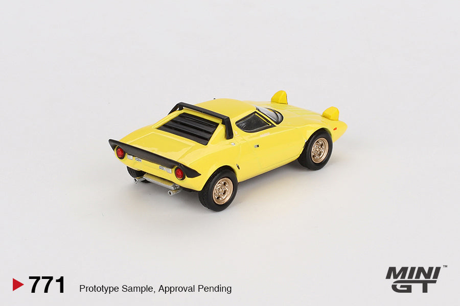1:64 Lancia Stratos HF Stradale -- Giallo Fly (Yellow) -- Mini GT MGT0