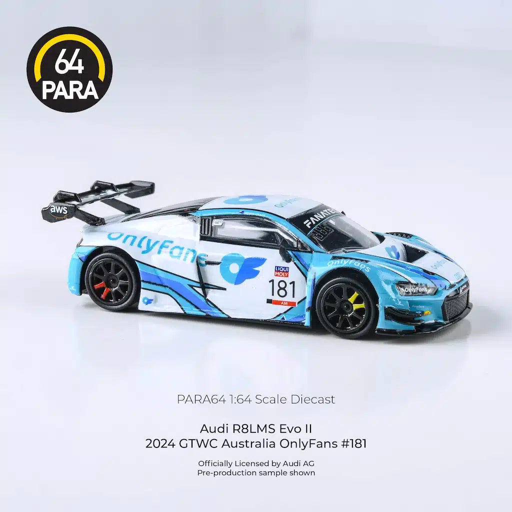 1:64 2024 Renee Gracie -- #181 OnlyFans Audi R8 LMS -- GTWC Australia