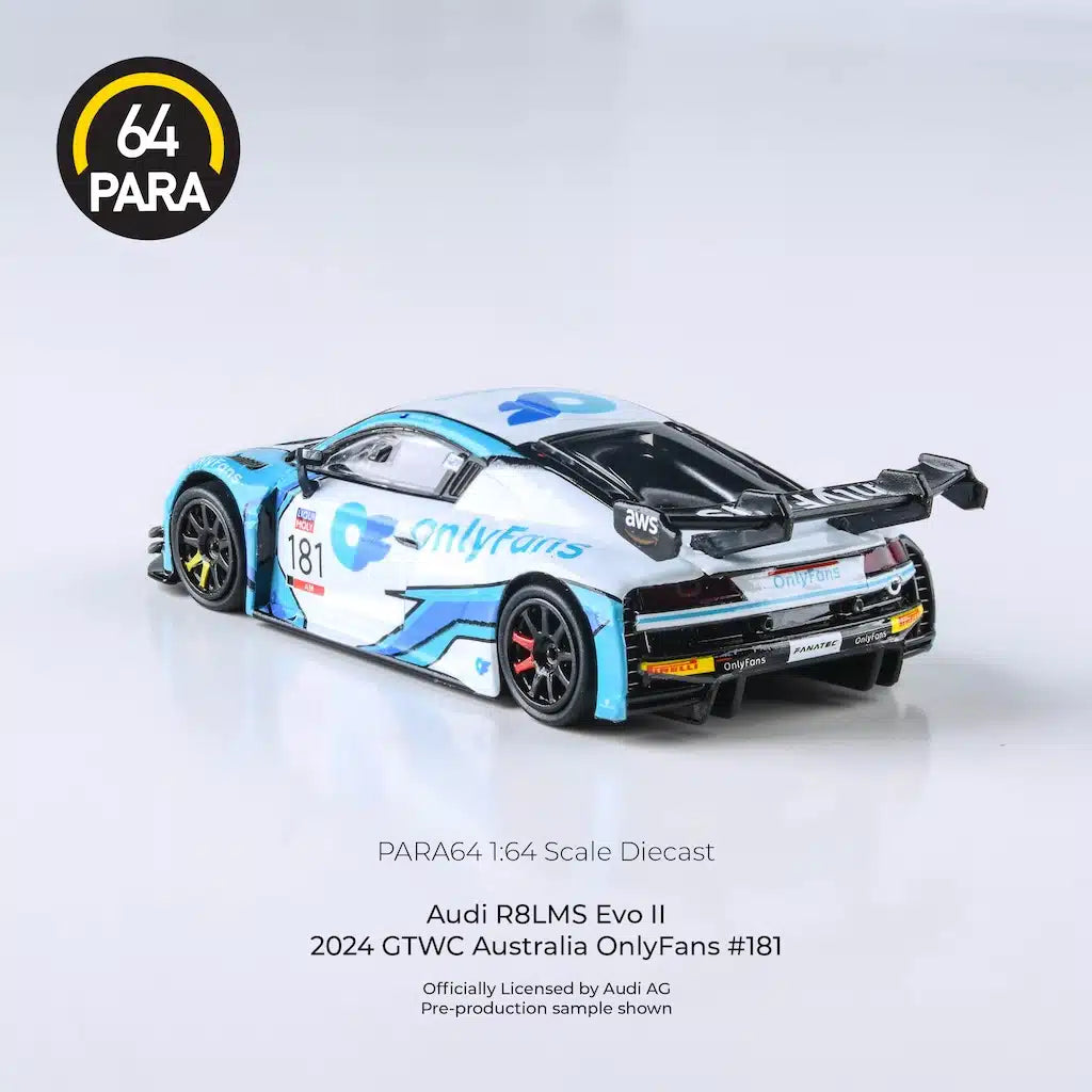 1:64 2024 Renee Gracie -- #181 OnlyFans Audi R8 LMS -- GTWC Australia