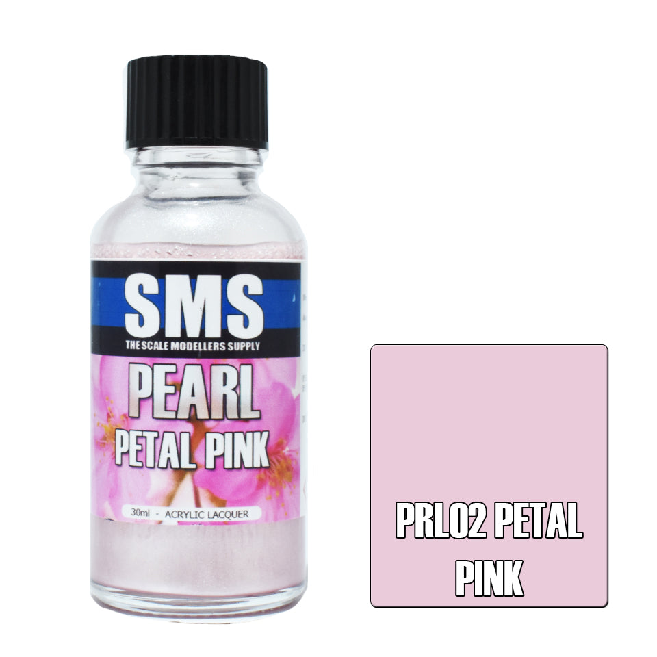 Pearl Acrylic Lacquer Series 30ml -- Airbrush Ready Paint -- SMS Paint