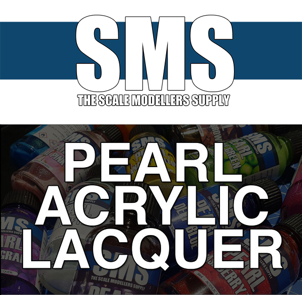 Pearl Acrylic Lacquer Series 30ml -- Airbrush Ready Paint -- SMS Paint