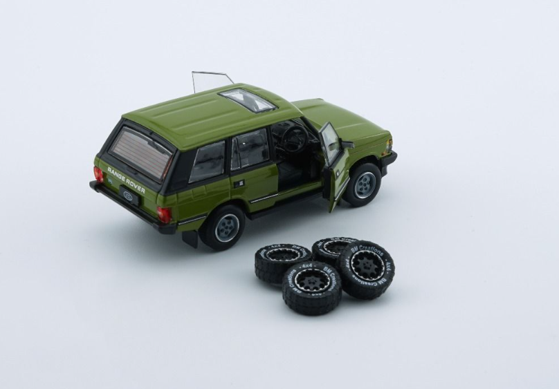 1:64 Land Rover 1992 Range Rover Classic LSE -- Classic Green -- BM Cr