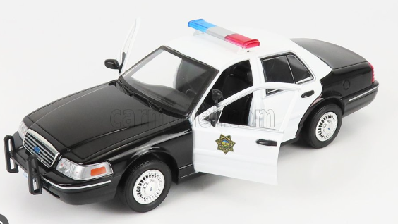 1:24 Reno 911 -- 1998 Ford Crown Victoria Police Car Jim Dangle -- Gre