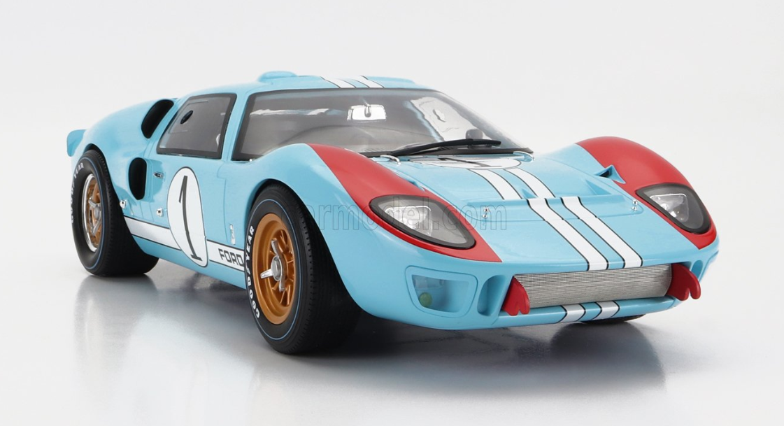1:12 1966 Le Mans 24 Hour 2nd Place -- #1 Ford GT40 Mk 2 -- Miles/Hulm