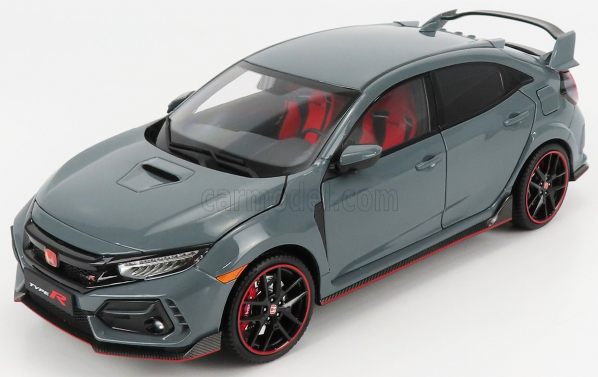 1:18 Honda Civic Type R (FK8) 2020 -- Grey -- LCD Models