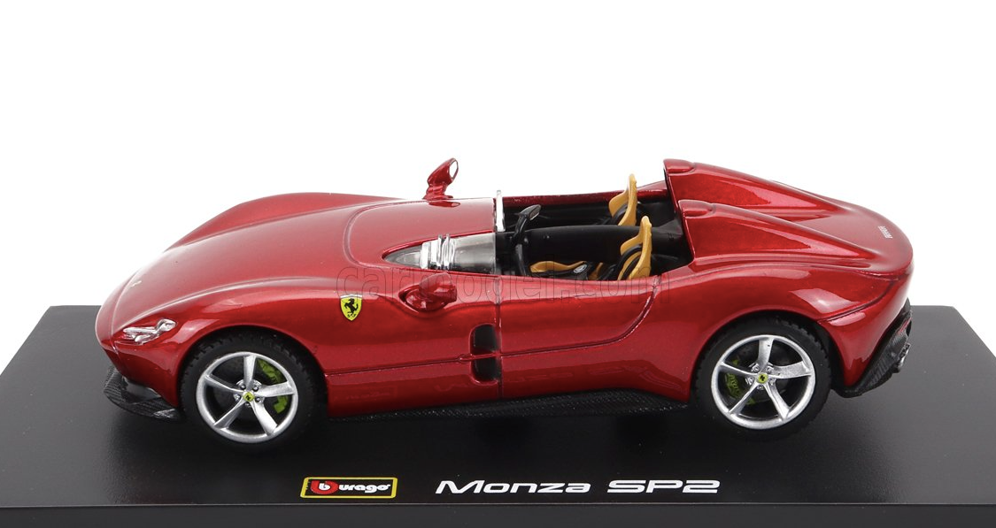 1:43 Ferrari Monza SP2 2018 -- Red Metallic -- Bburago