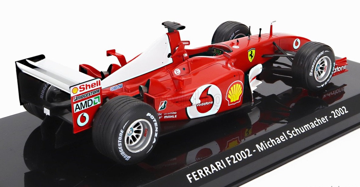 1:24 2002 Michael Schumacher - World Champion - Ferrari F2002 - Atlas/