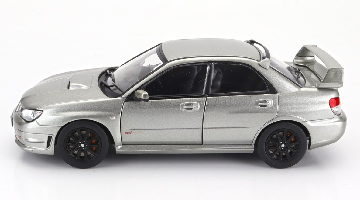 1:24 Subaru Impreza WRX STI 2006 "Hawkeye" -- Silver -- WhiteBox