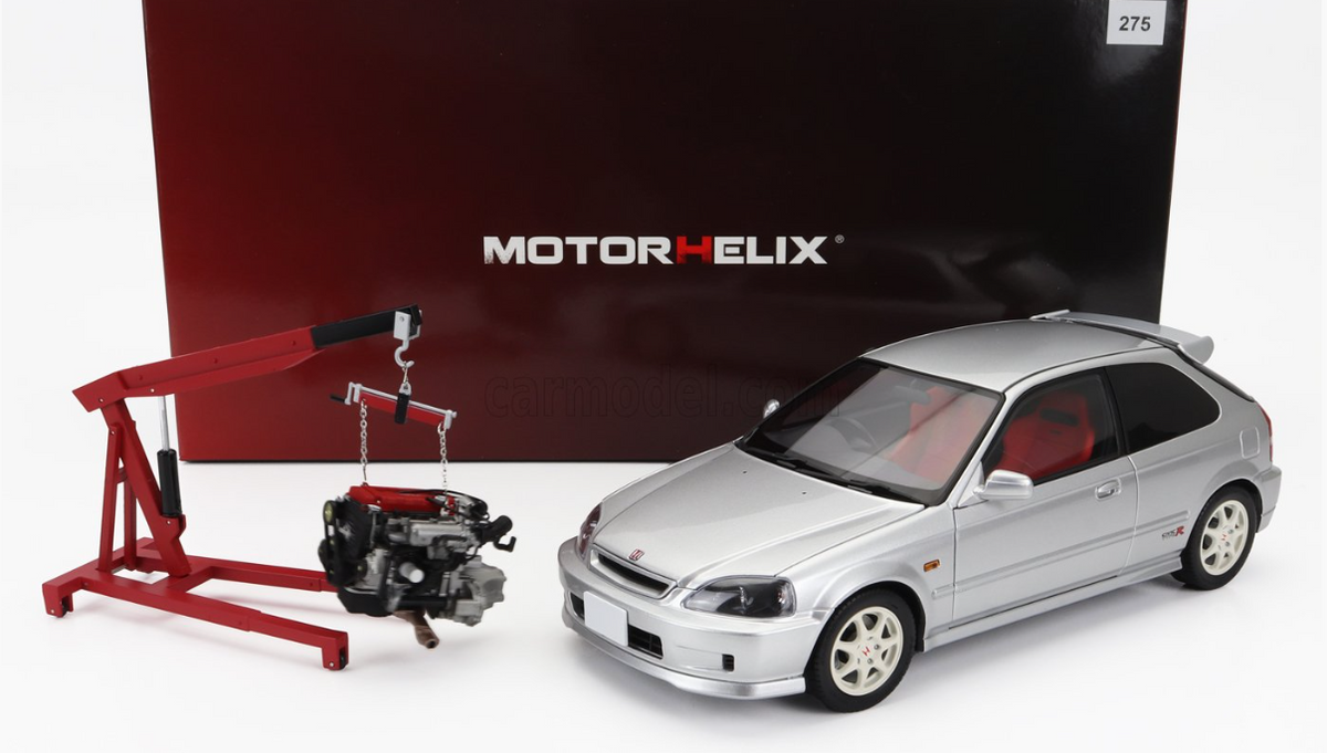 1:18 Honda Civic Type R (EK9) -- Vogue Silver Metallic -- Motorhelix