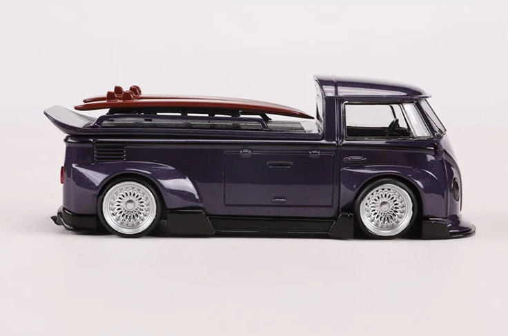 1:64 VW T1 (Kombi) Pickup Widebody -- Purple -- LF Models