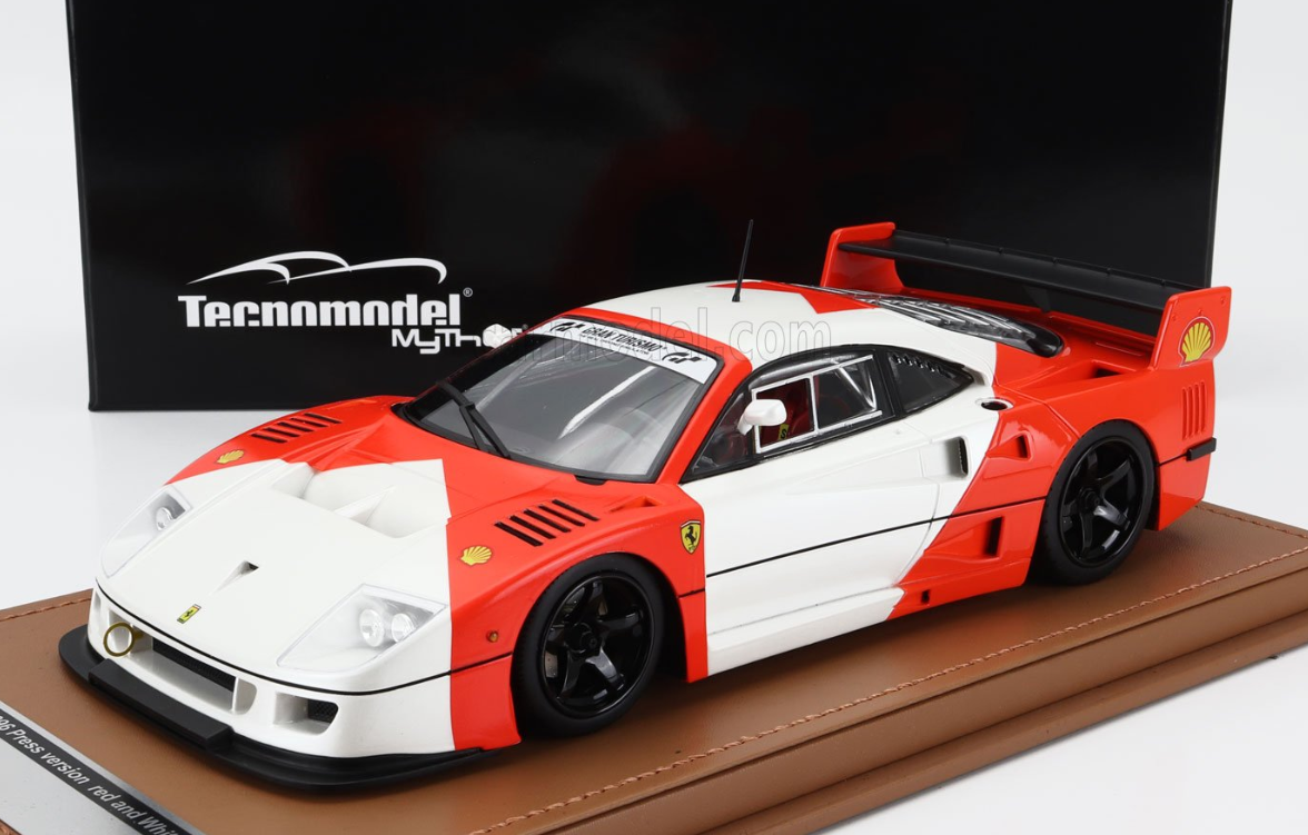 1:18 Ferrari F40 LM 1996 -- Red/White (Marlboro) w/Black Wheels -- Tec