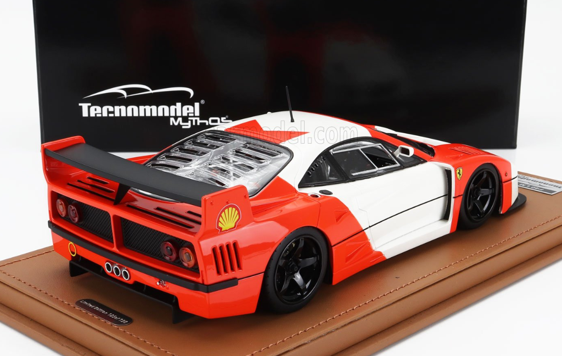 1:18 Ferrari F40 LM 1996 -- Red/White (Marlboro) w/Black Wheels -- Tec