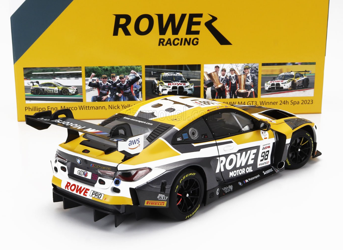 1:18 2023 Spa 24 Hour Winner -- #98 ROWE Racing BMW M4 GT3 -- Minicham