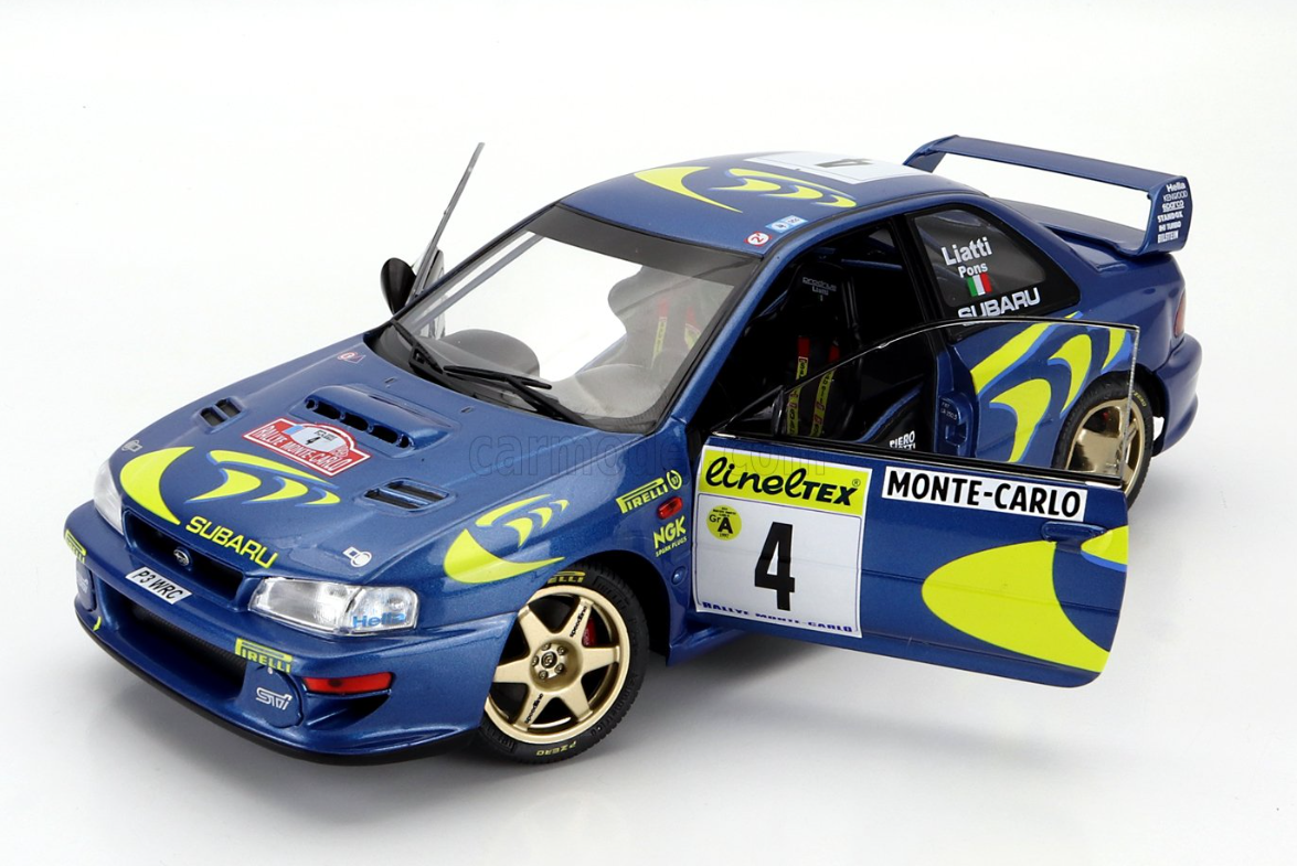1:18 1997 Monte Carlo Rally -- #4 Subaru Impreza 22B WRX STI -- Solido