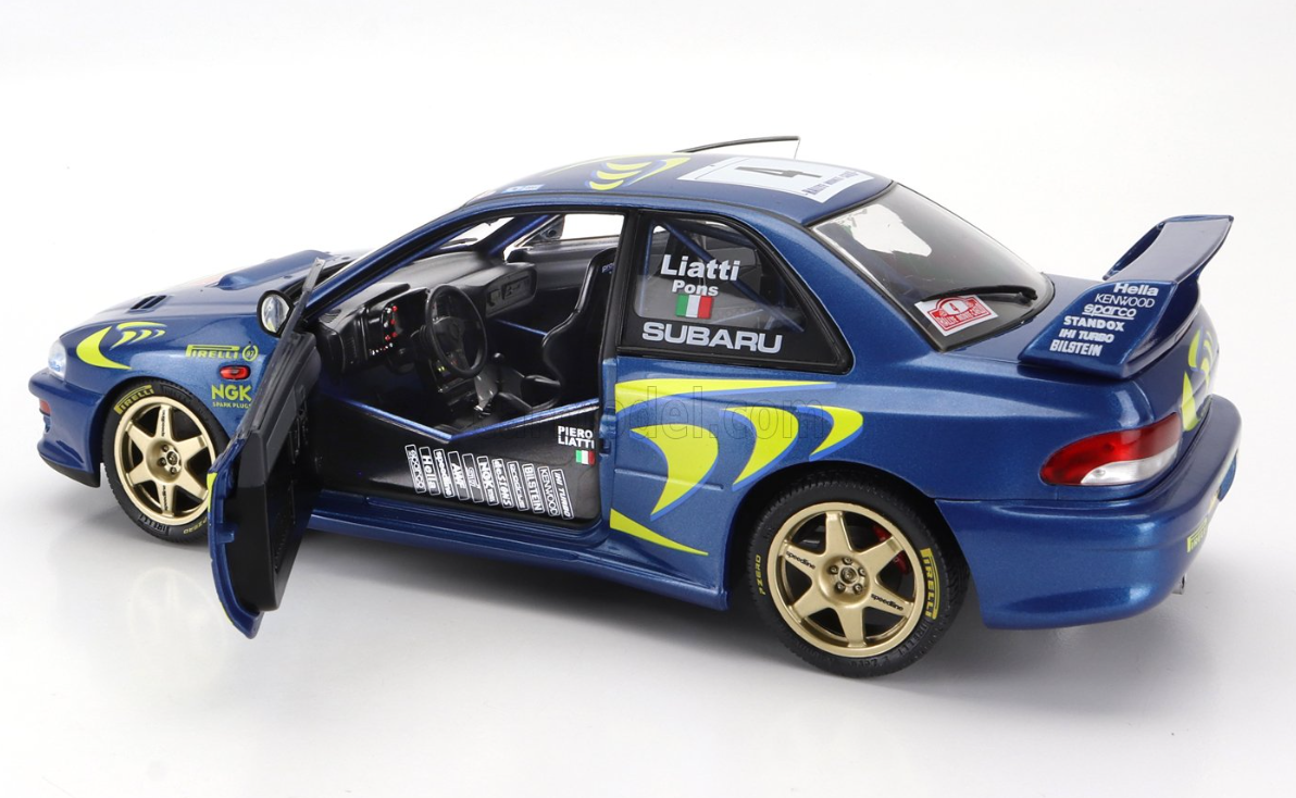 1:18 1997 Monte Carlo Rally -- #4 Subaru Impreza 22B WRX STI -- Solido