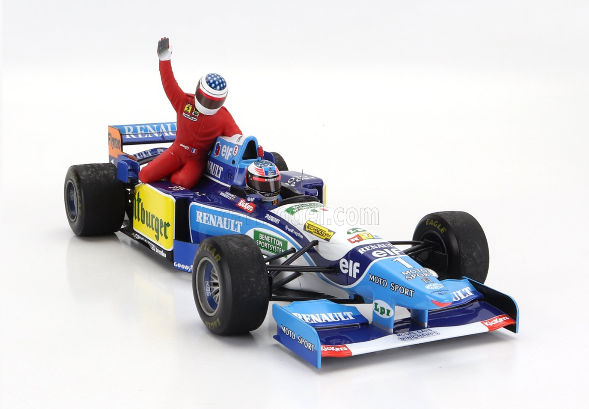 1:18 1995 Michael Schumacher w/Jean Alesi -- Benetton B195 -- Minicham