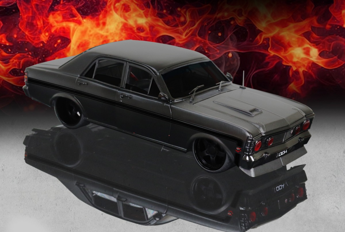 1:24 Ford XW Falcon GT-HO -- Inferno Series Black -- DDA Collectibles