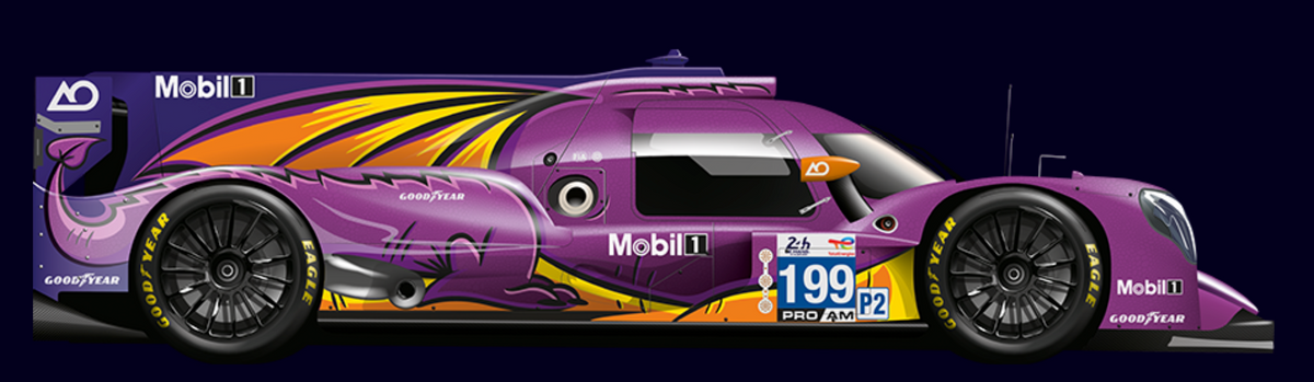 (Pre-Order) 1:43 2025 Le Mans 24h LMP2 -- #199 AO Racing "Spike the Dr