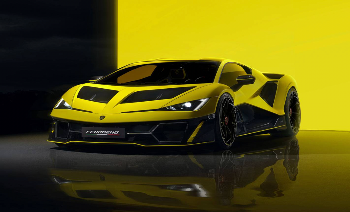 (Pre-Order) 1:18 Lamborghini Fenomeno 2025 -- Giallo Crius (Yellow)