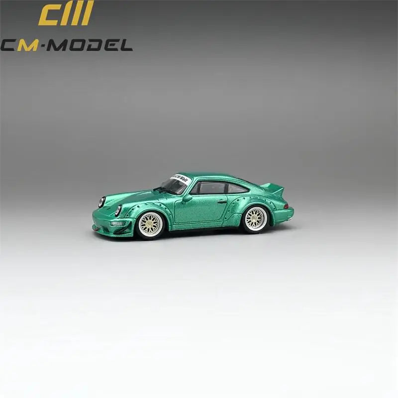 1:64 RWB 964 -- Metallic Flash Green -- CM-Model Porsche 911