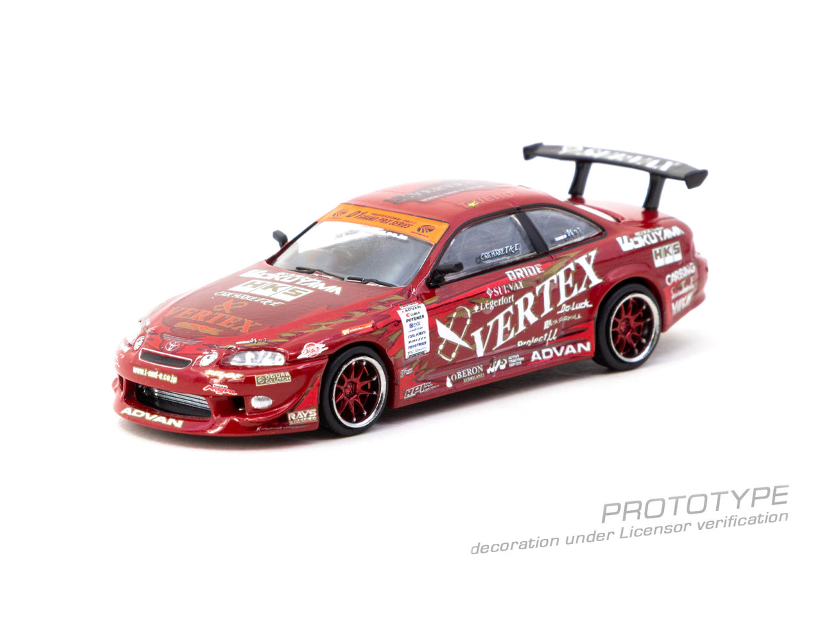 (Pre-Order) 1:64 Toyota Soarer Vertex Ridge TE3005 -- Metallic Red