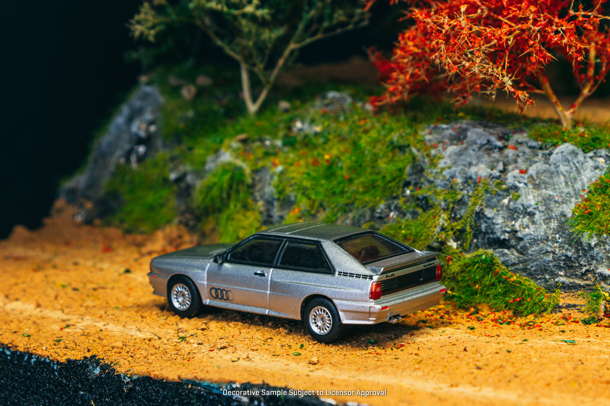 (Pre-Order) 1:64 Audi Quattro -- Silver -- Tarmac Works x Schuco