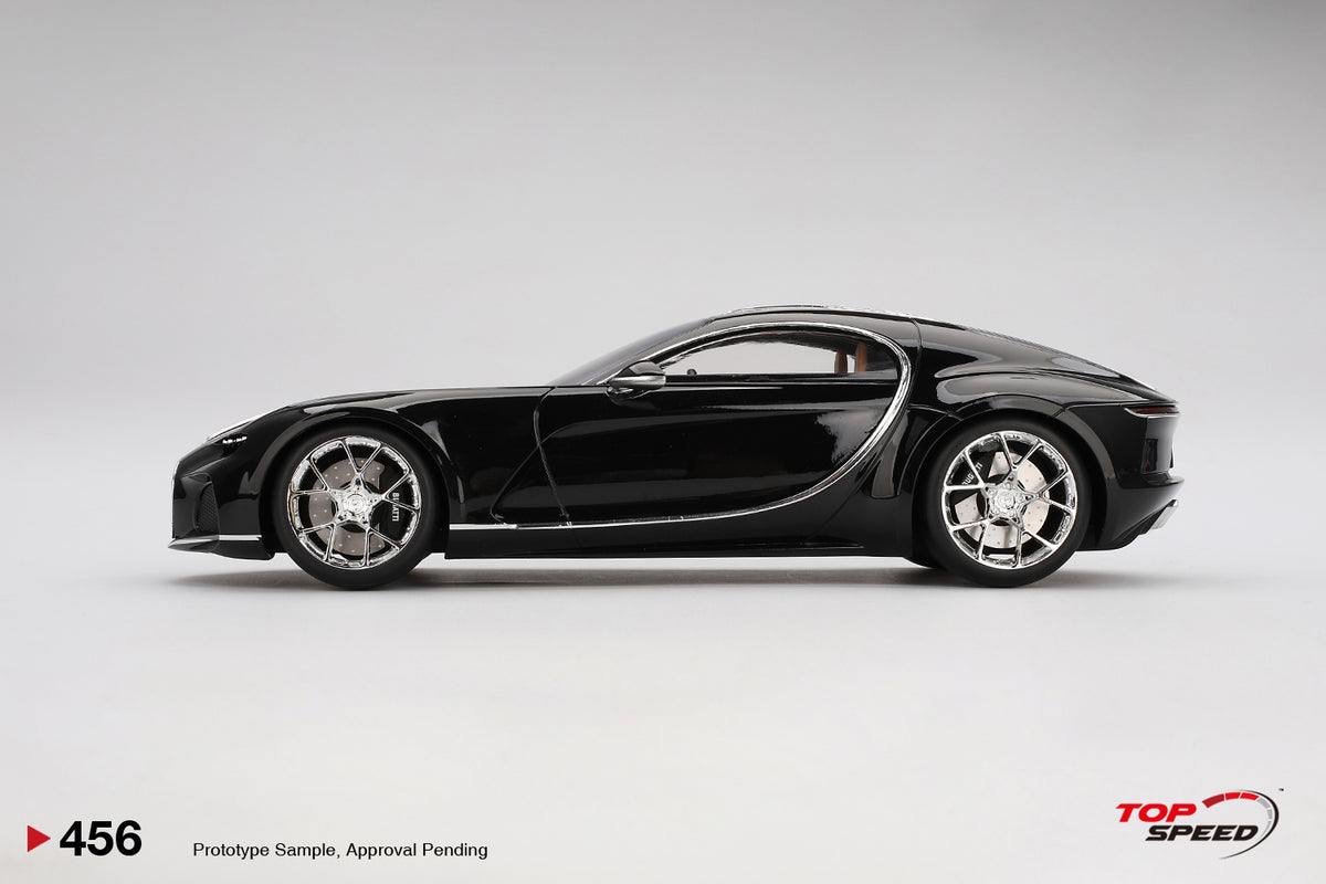 (Pre-Order) 1:18 Bugatti Atlantic Concept -- Nocturne Black -- TopSpee