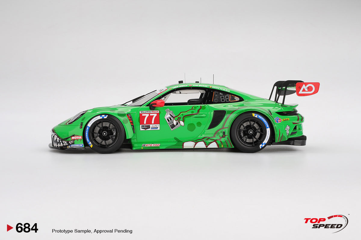 (Pre-Order) 1:18 2025 IMSA Sebring 12 Hrs Winner -- #77 "REXY" Porsche