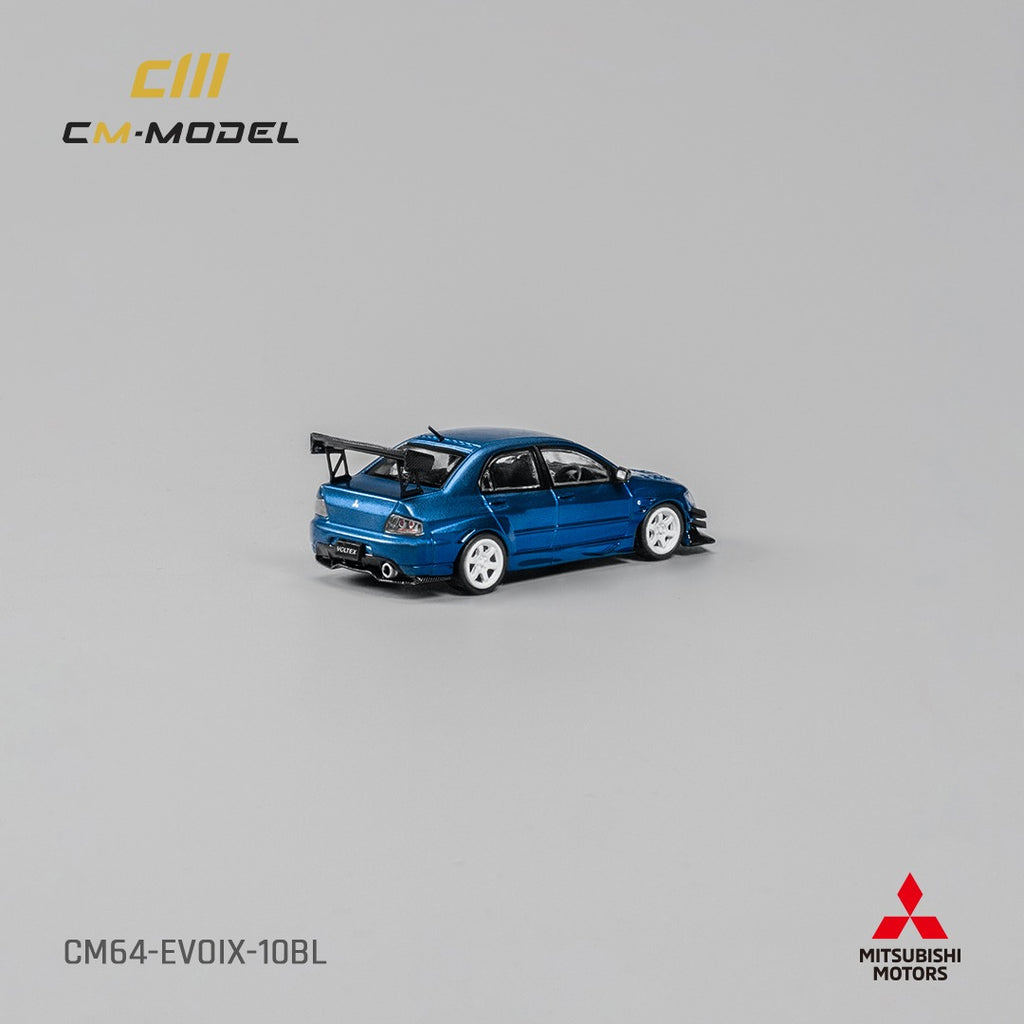 1:64 Mitsubishi Lancer Evo IX (9) -- Metallic Blue -- CM-Model