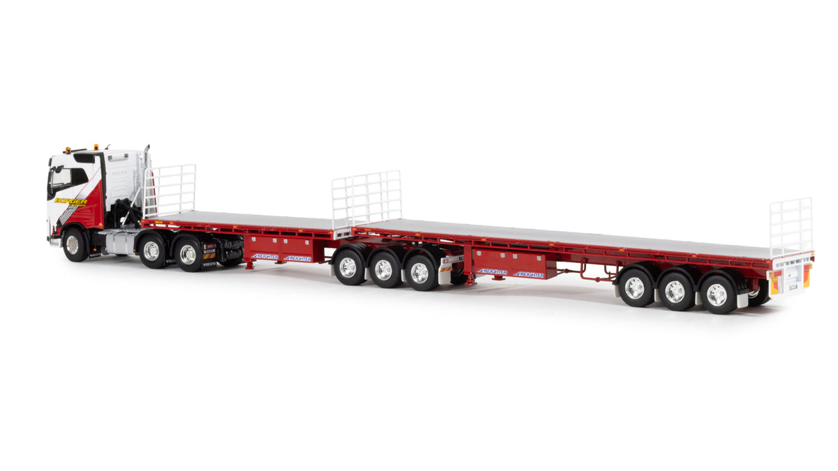 1:50 Borger Cranes -- Volvo FH4 & B Double Combination -- Drake x WSI