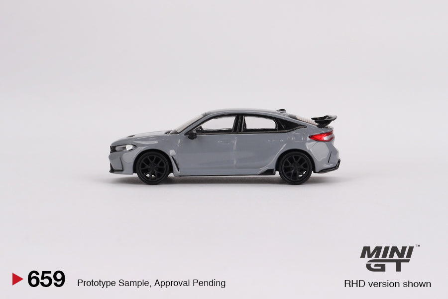 1:64 Honda Civic Type R (FL5) 2023 -- Sonic Grey Pearl -- Mini GT